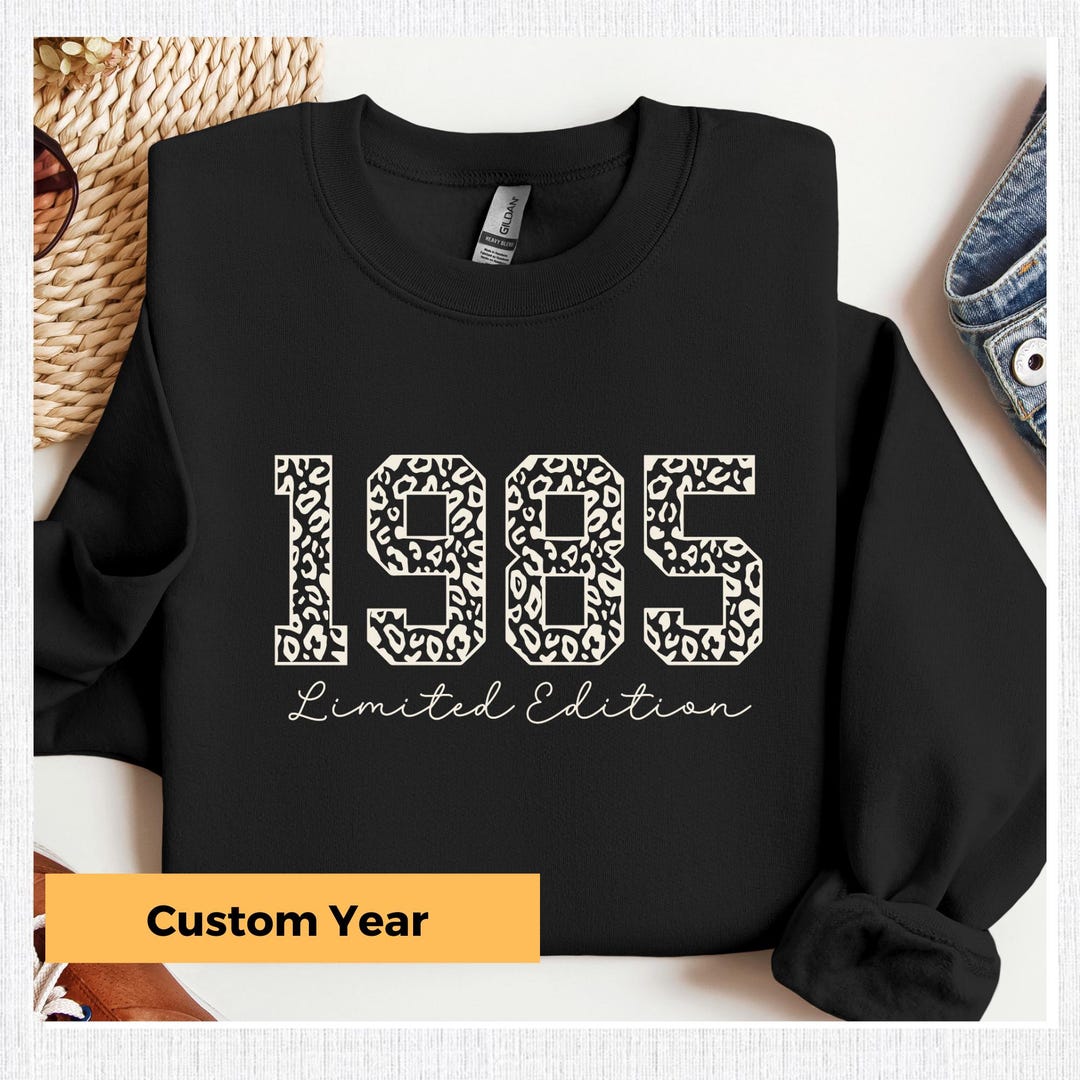 Limited Edition 40th Birthday Sweatshirt, 1985 Sweatshirt,40th Birthday ...