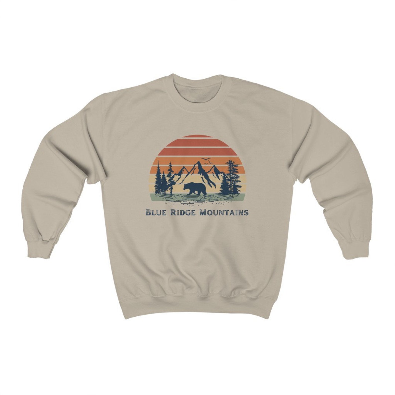 Blue Ridge Mountains Sweatshirt Mountain Sweatshirt Blue - Etsy