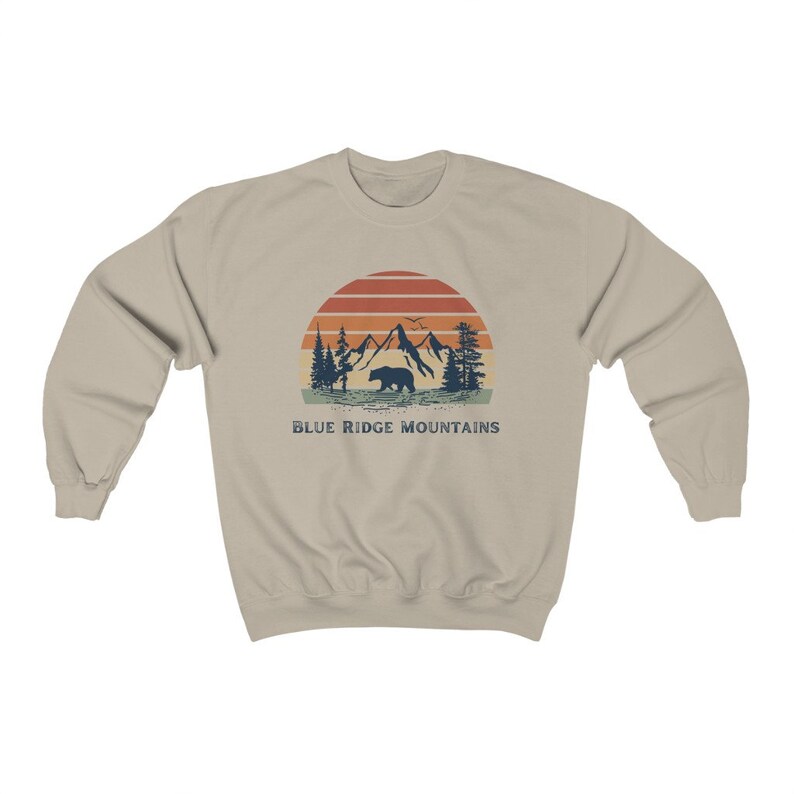 Blue Ridge Mountains Sweatshirt, Mountain Sweatshirt, Blue Ridge ...