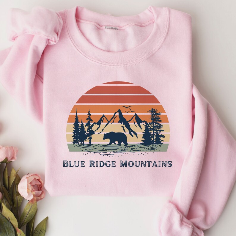 Blue Ridge Mountains Sweatshirt, Mountain Sweatshirt, Blue Ridge ...