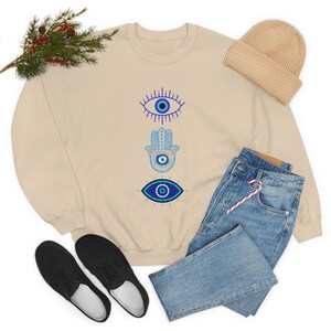 Evil Eye Crewneck Alt Clothing Trendy Clothes Tarot Shirt Witchy ...