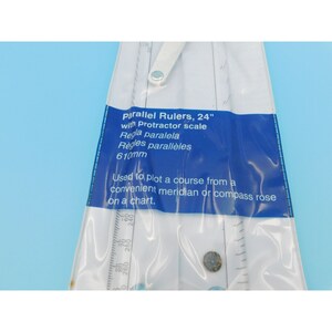 Weems & Plath Marine Navigation Parallel Ruler Aluminum Arms 24-inch 24 ...