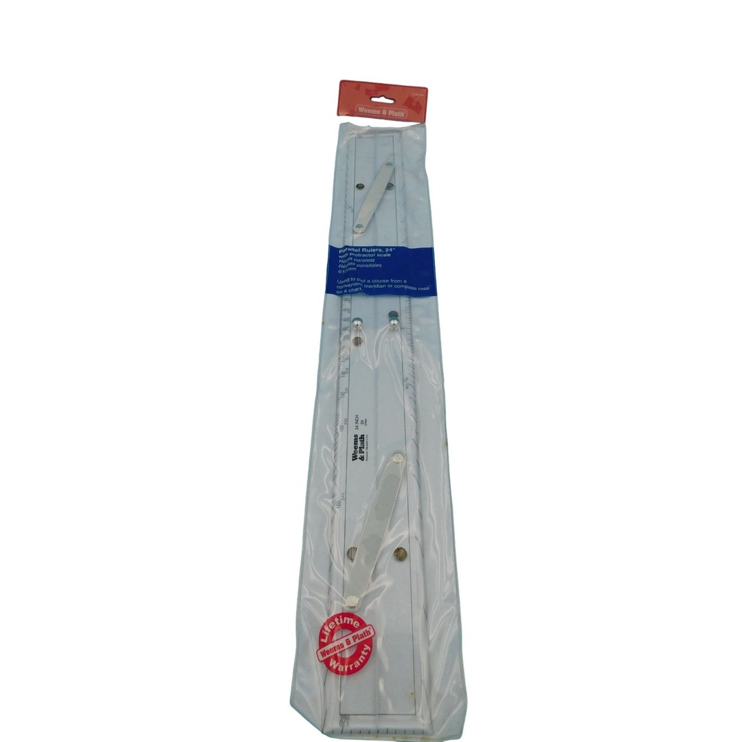 Weems & Plath Marine Navigation Parallel Ruler Aluminum Arms 24-inch 24 ...
