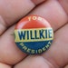 1940 WILLKIE for President Campaign Pinback Political Button - Etsy
