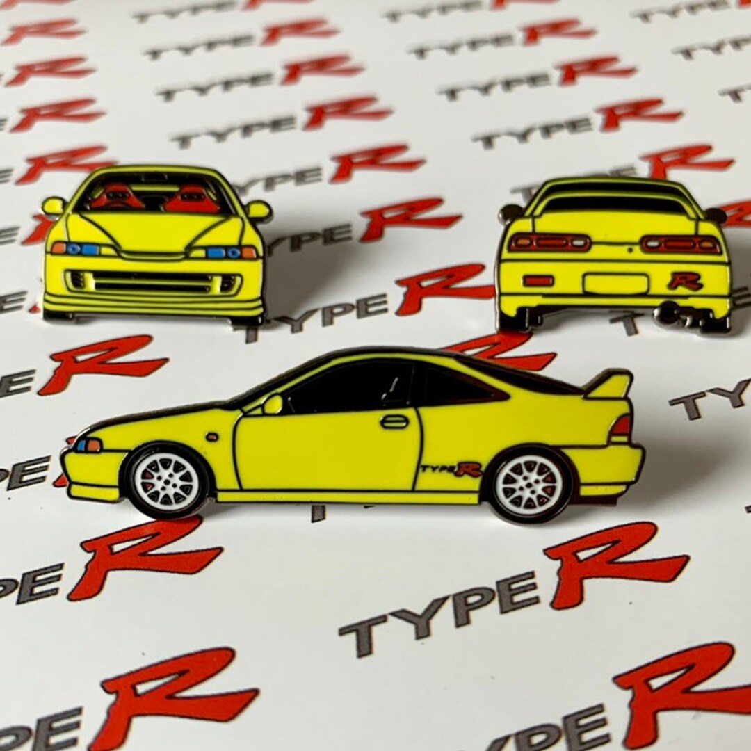 Yellow Integra Type R Honda Acura Lapel Pin Collectable Set Car Gift ...