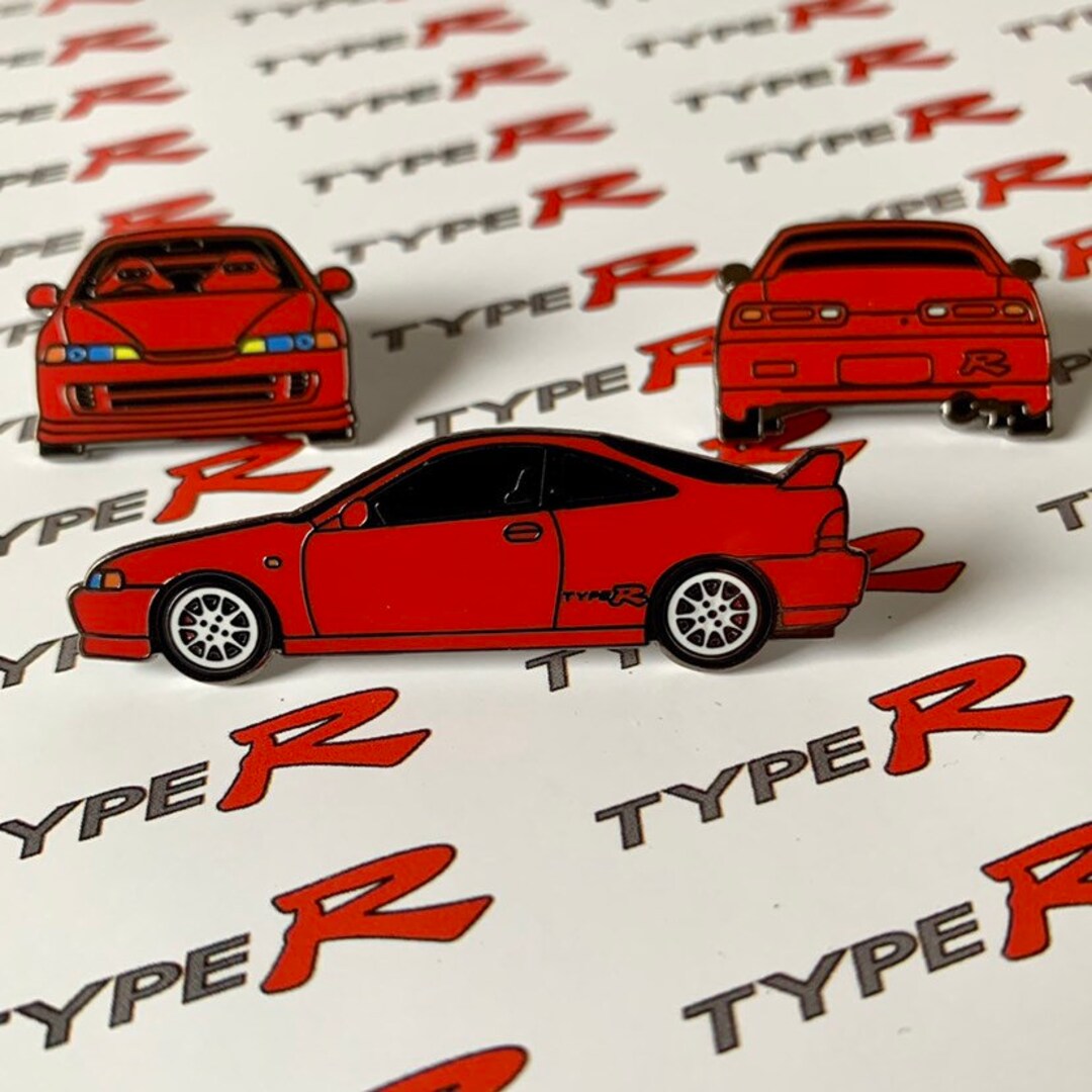 Red Integra Type R Honda Acura Lapel Pin Collectable Set Car Gift Hat ...