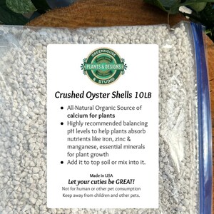 Organic Oyster Shell Soil Amender: Natural Calcium Supplement for ...