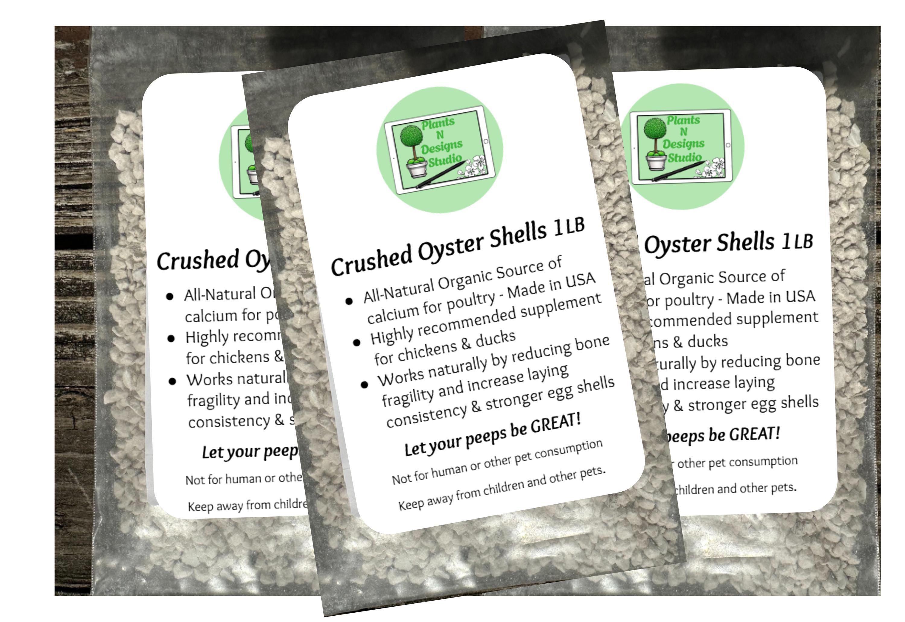 Organic Oyster Shell Soil Amender: Natural Calcium Supplement for ...