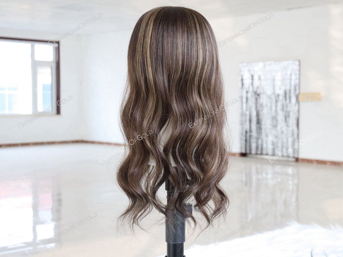 Top Crown 5x5 Silk Base Hair Topper Free Parting Premium | Etsy