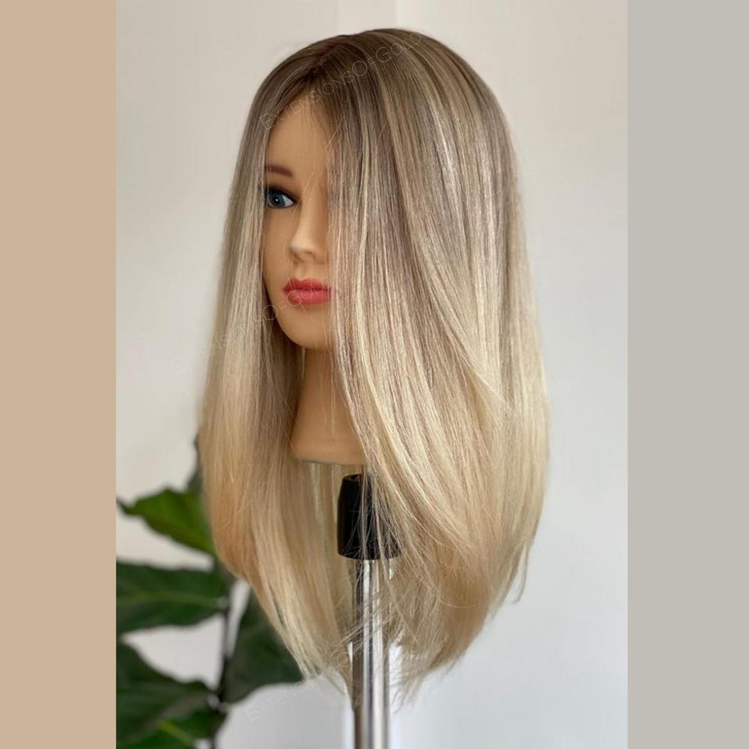 Luxury Wigs Invisible HD Lace Front Full Cap Wigs Pre-styled 20 Warm ...