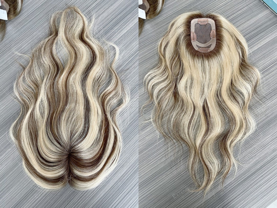 Light Volume Hair Topper 3x5 Mono-filament Base Pre-styled 16 Layers ...