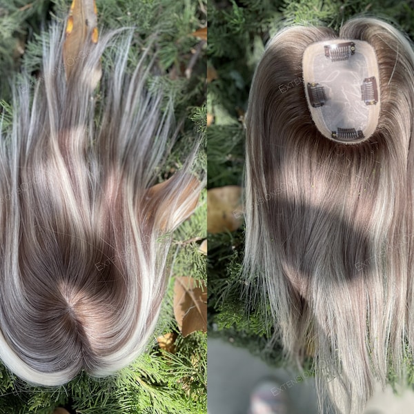 Grey Hair Topper - Etsy