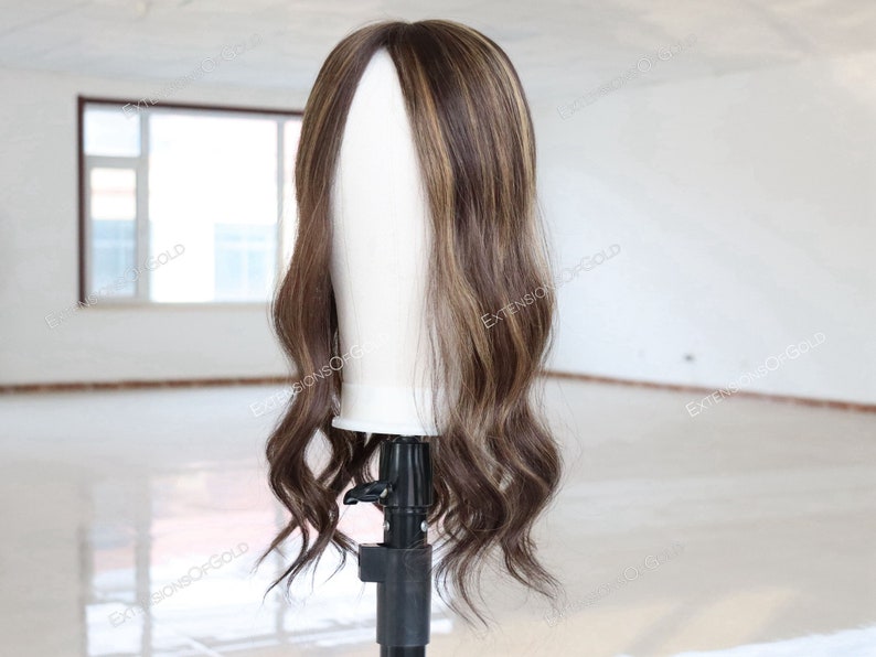 Top Crown 5x5 Silk Base Hair Topper Free Parting Premium - Etsy