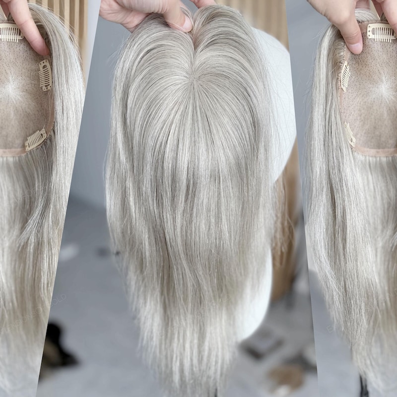 Gray Hair Topper - Etsy