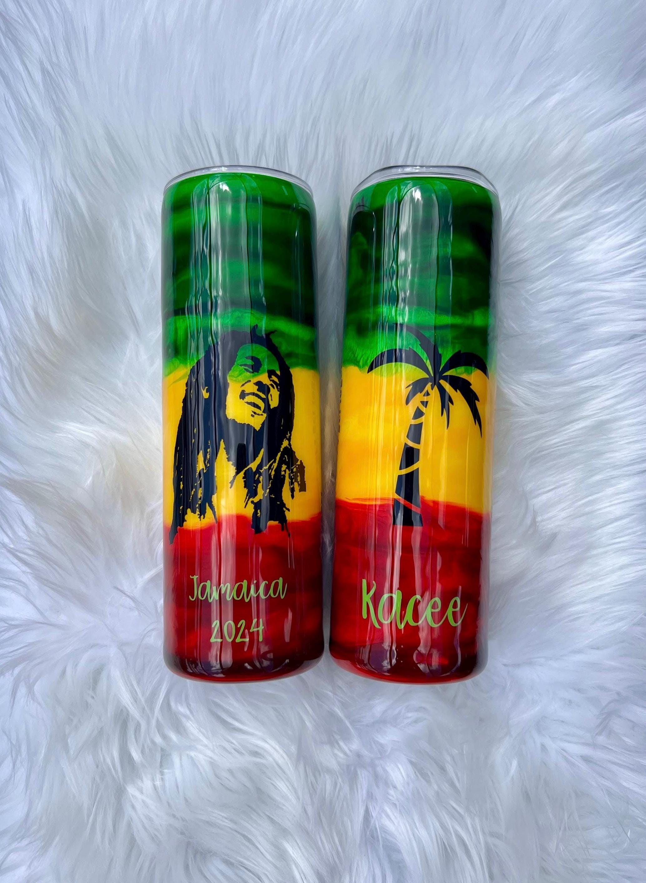 Bob Marley Tumbler| Personalized Jamaica Tumbler | Montego Bay Vacation ...