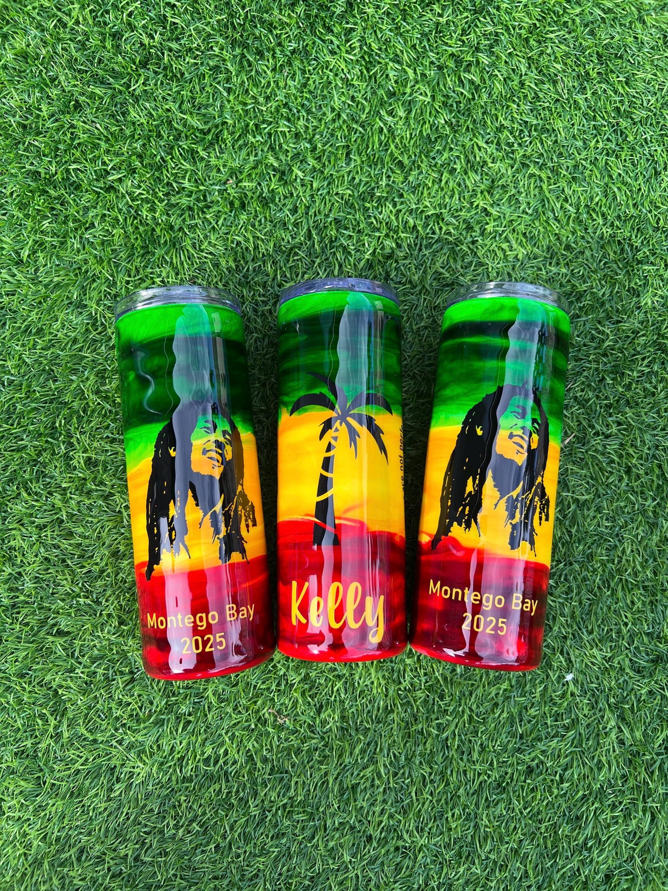 Bob Marley Tumbler| Personalized Jamaica Tumbler | Montego Bay Vacation ...