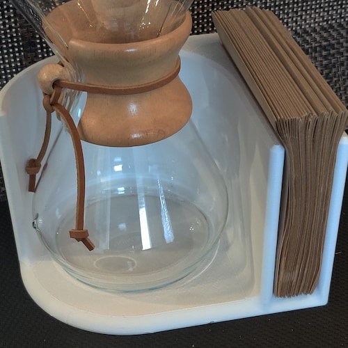 Chemex Holder With Storage Simple | Etsy