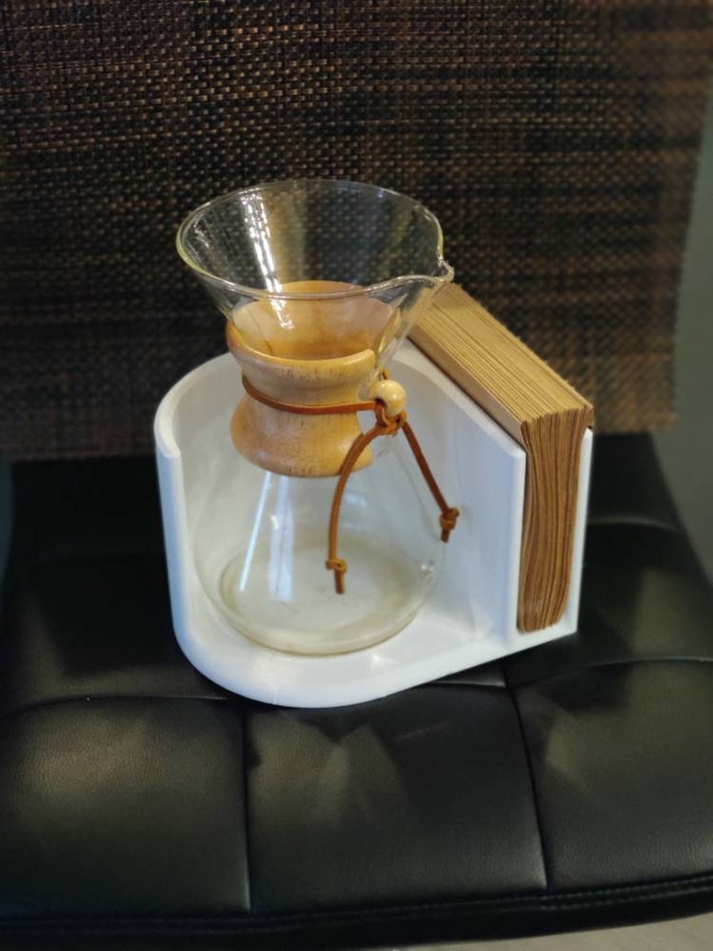 Chemex Holder With Storage Simple | Etsy