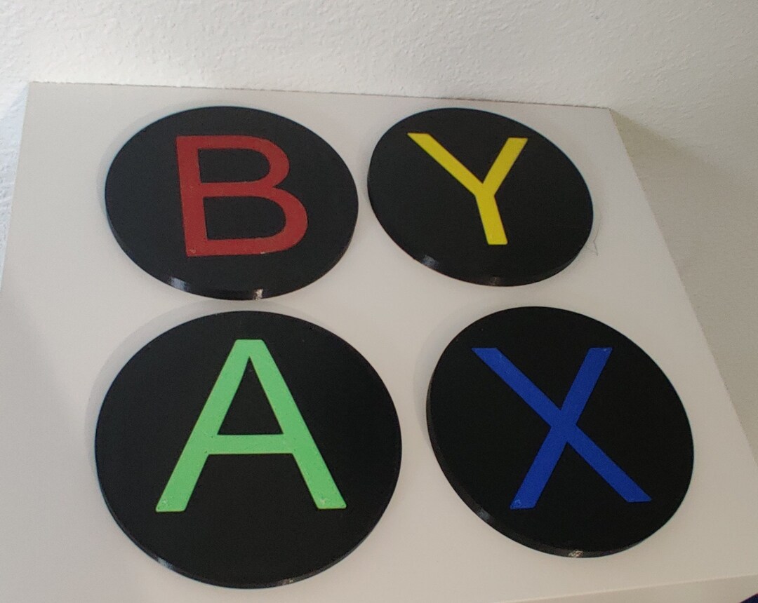 Xbox Themed 3D Printed Coasters - Etsy