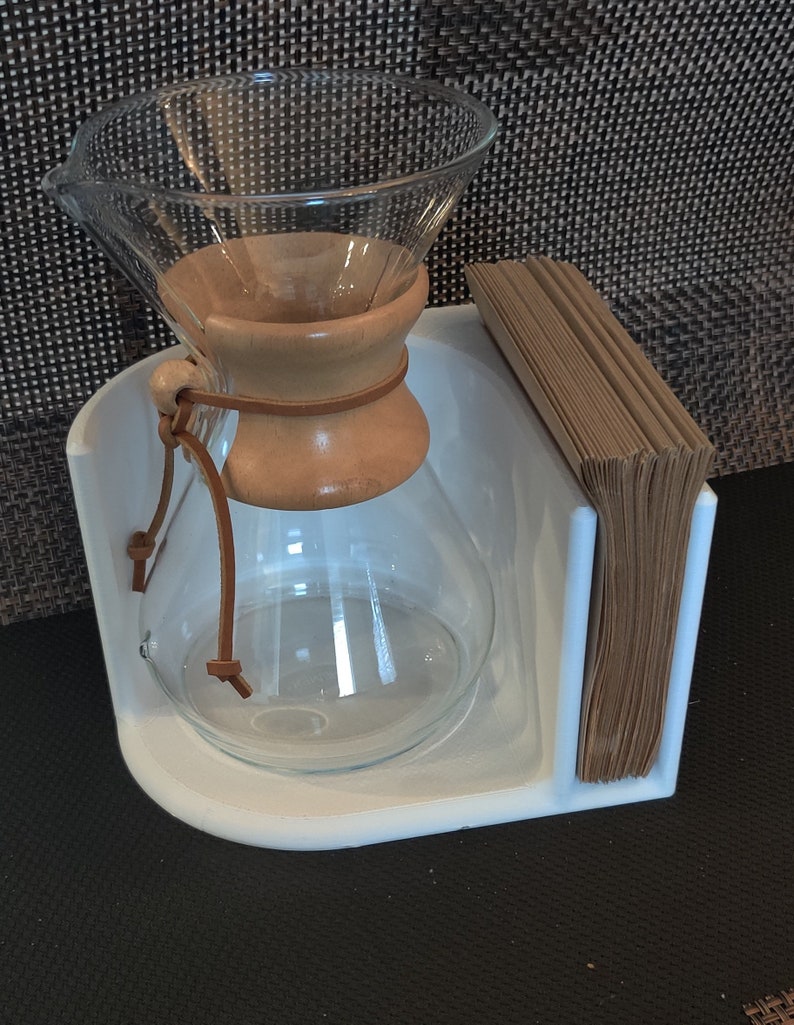 Chemex Holder With Storage Simple - Etsy