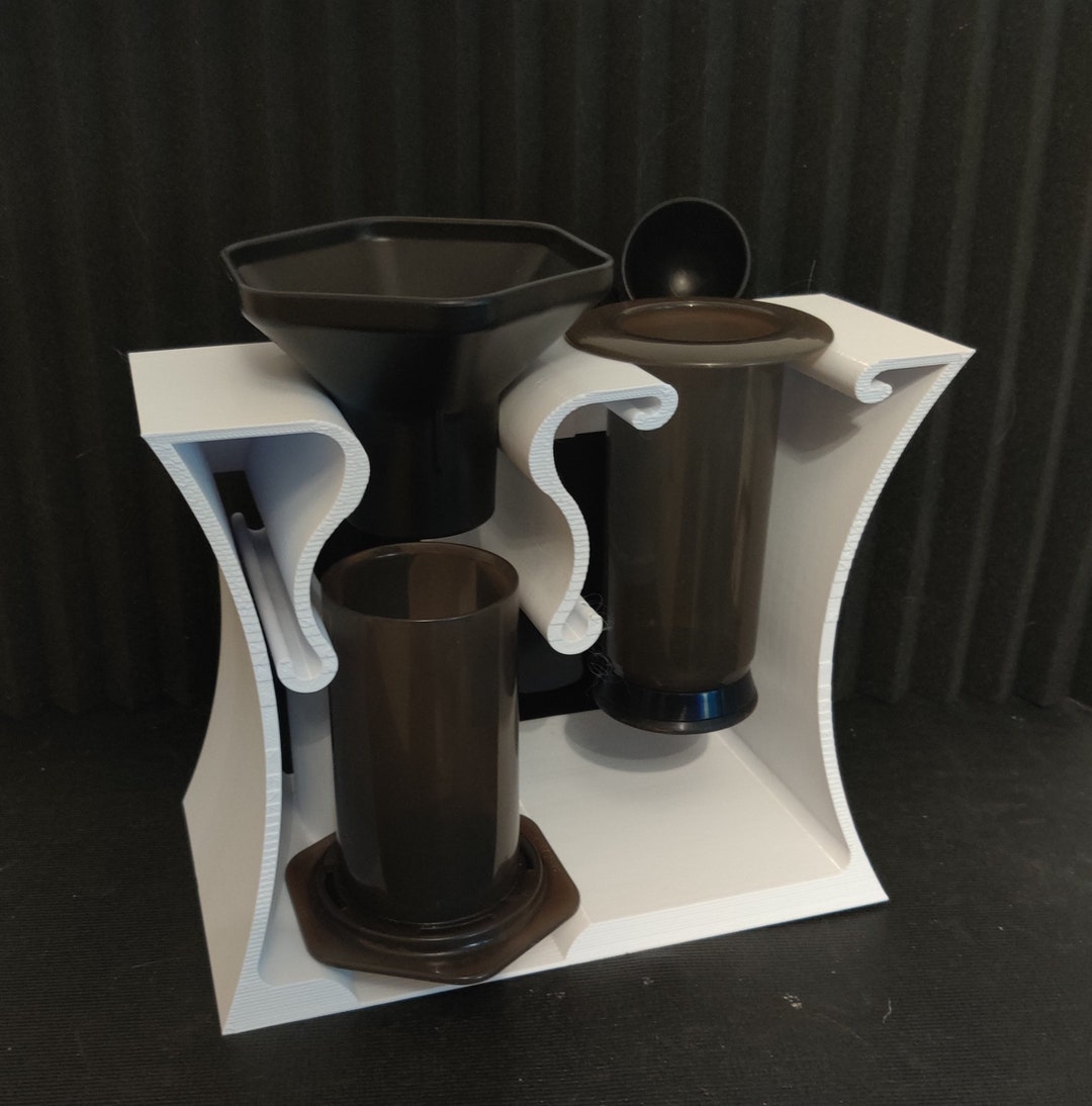 3D Printed Aeropress Stand – Organizer and Drying Rack | Wall Mount ...