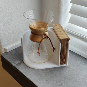 Chemex Holder With Storage, Simple - Etsy