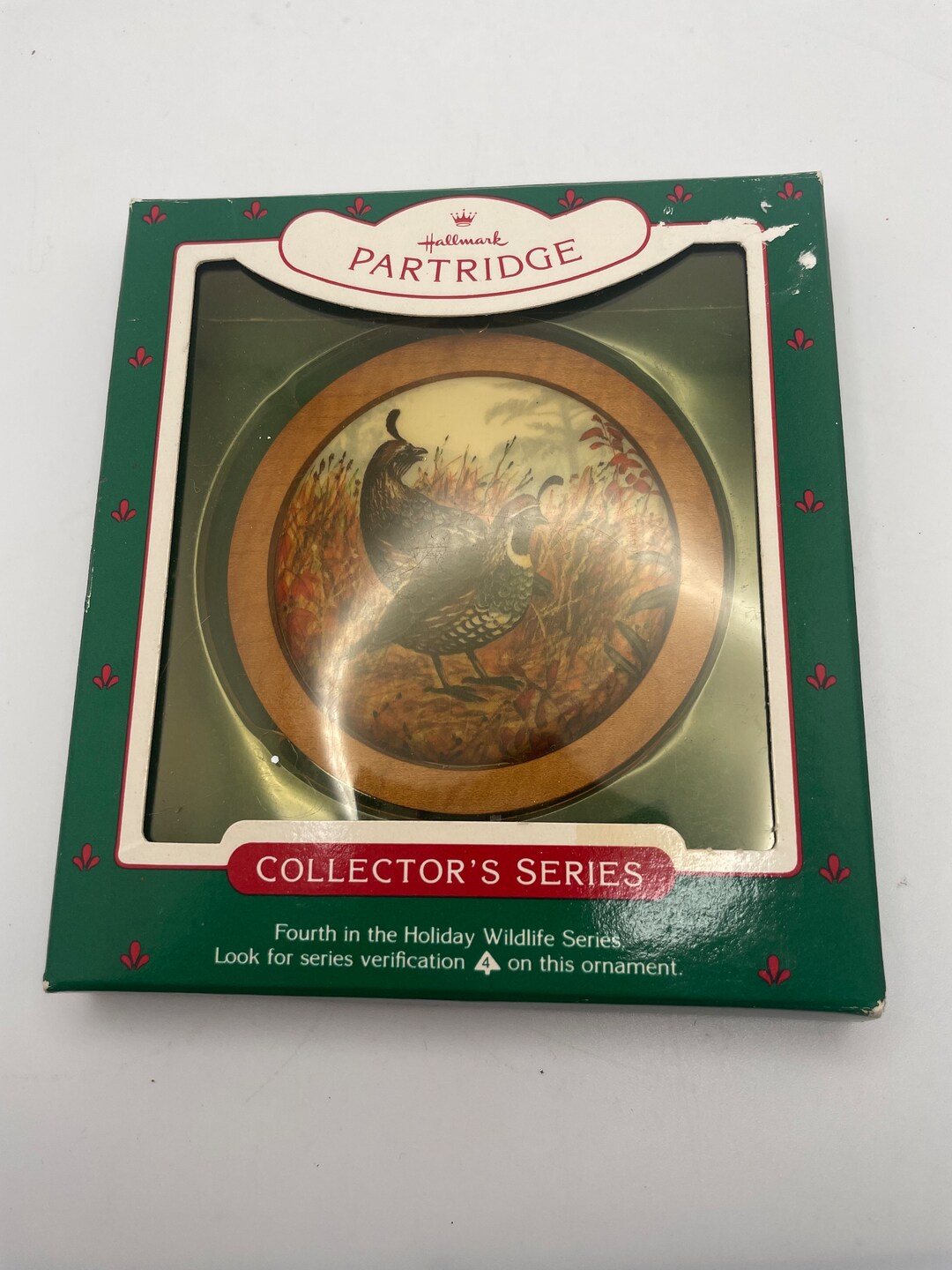Hallmark 1985 California Partridge 4th in Holiday Wildlife Collection ...