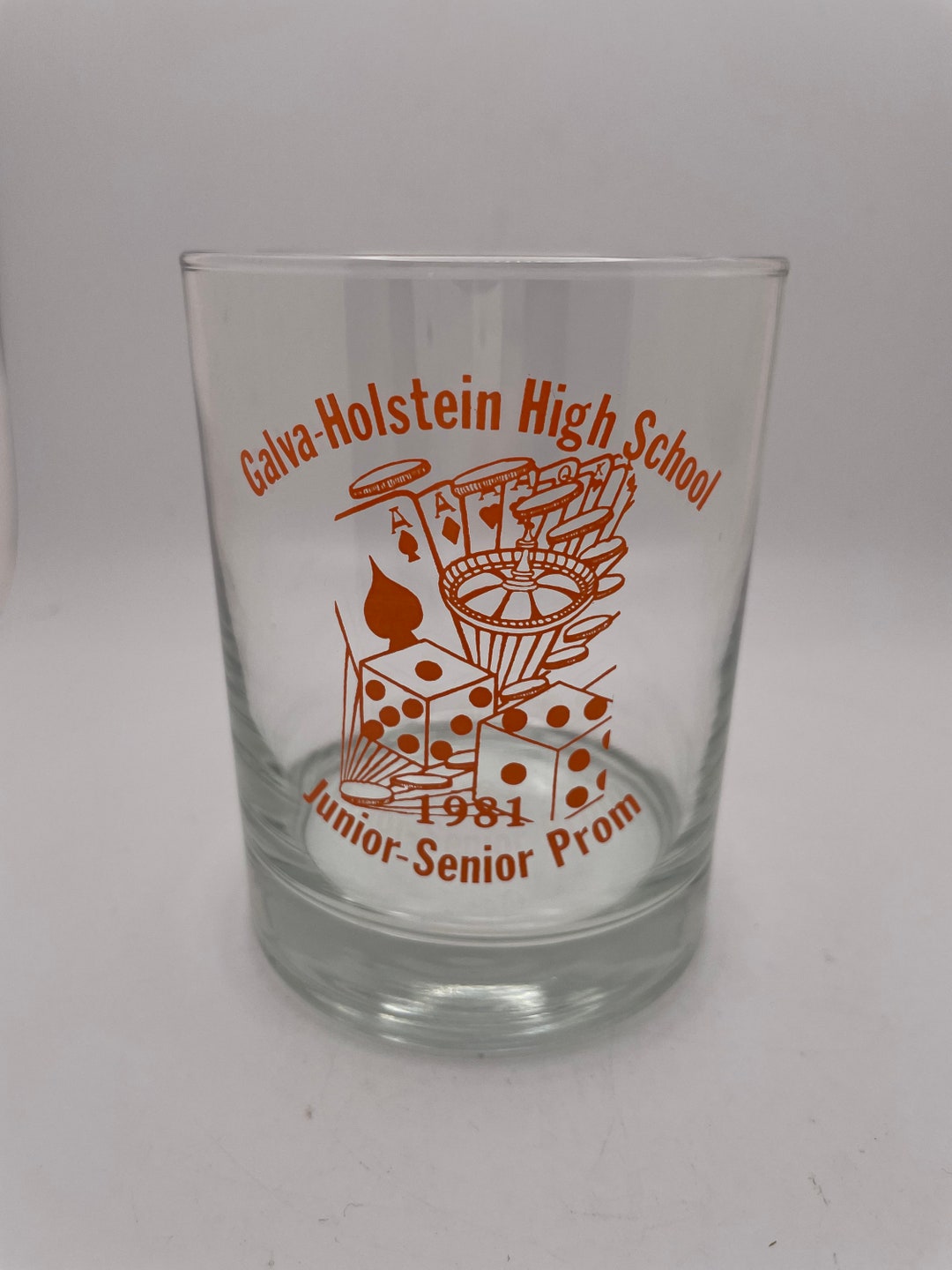 Galva-holstein Iowa 1981 Prom Commemorative Glass - Etsy