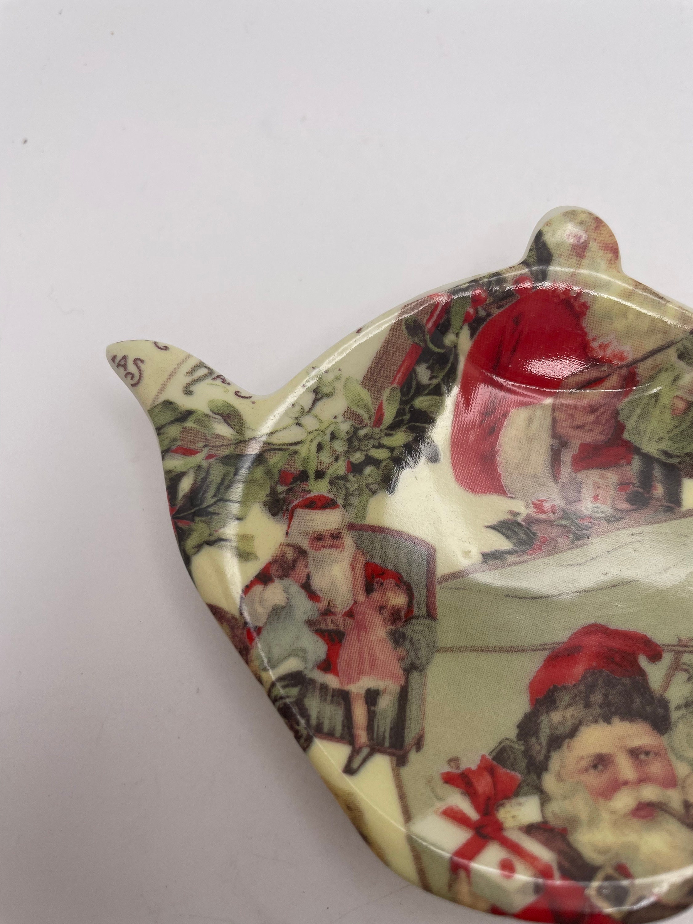 Vintage Christmas Tea Bag Holder - Etsy