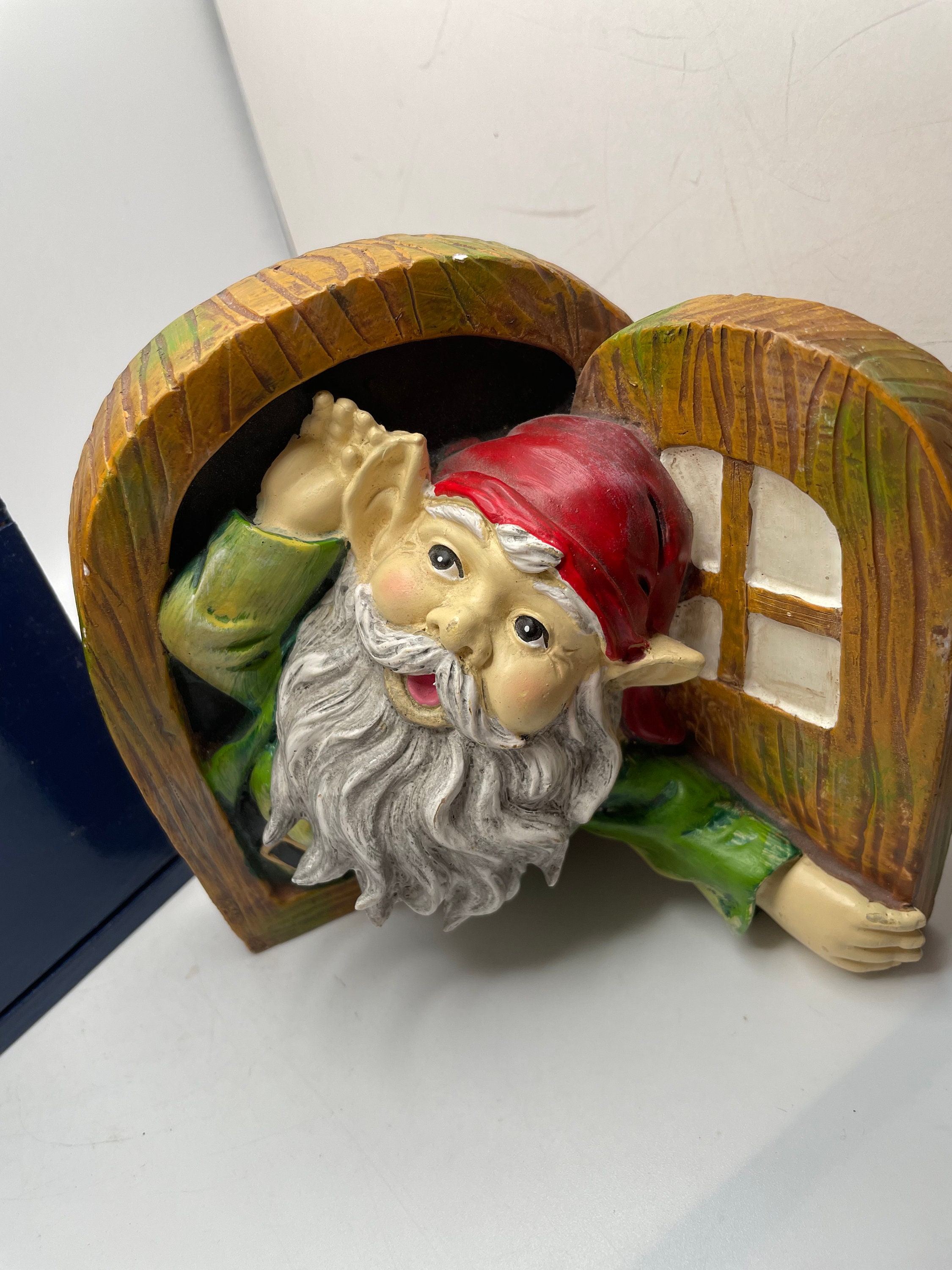 Vintage Ceramic Christmas Elves Wall Hangings as Is - Etsy