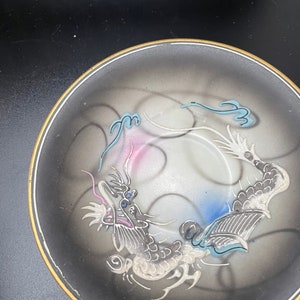 Vintage Japanese Moriage Dragonware Demitasse Cup and Saucer Set - Etsy
