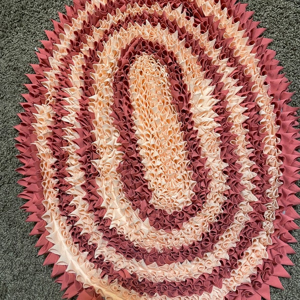 Oval Rag Rug - Etsy