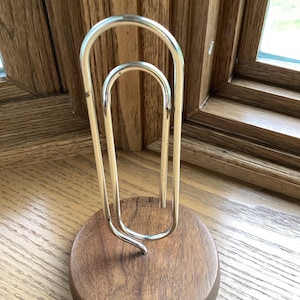 Oversized Paperclip Vintage Note Holder - Etsy
