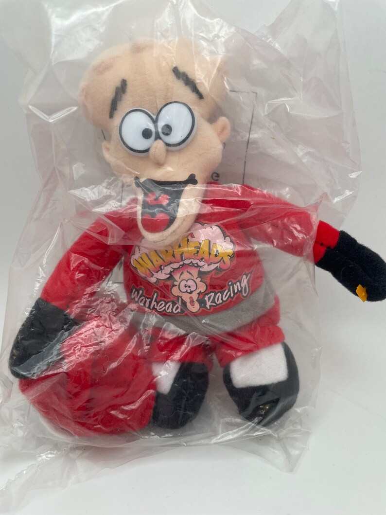 Warheads "racing Wally" Collector Plush New in Package - Etsy