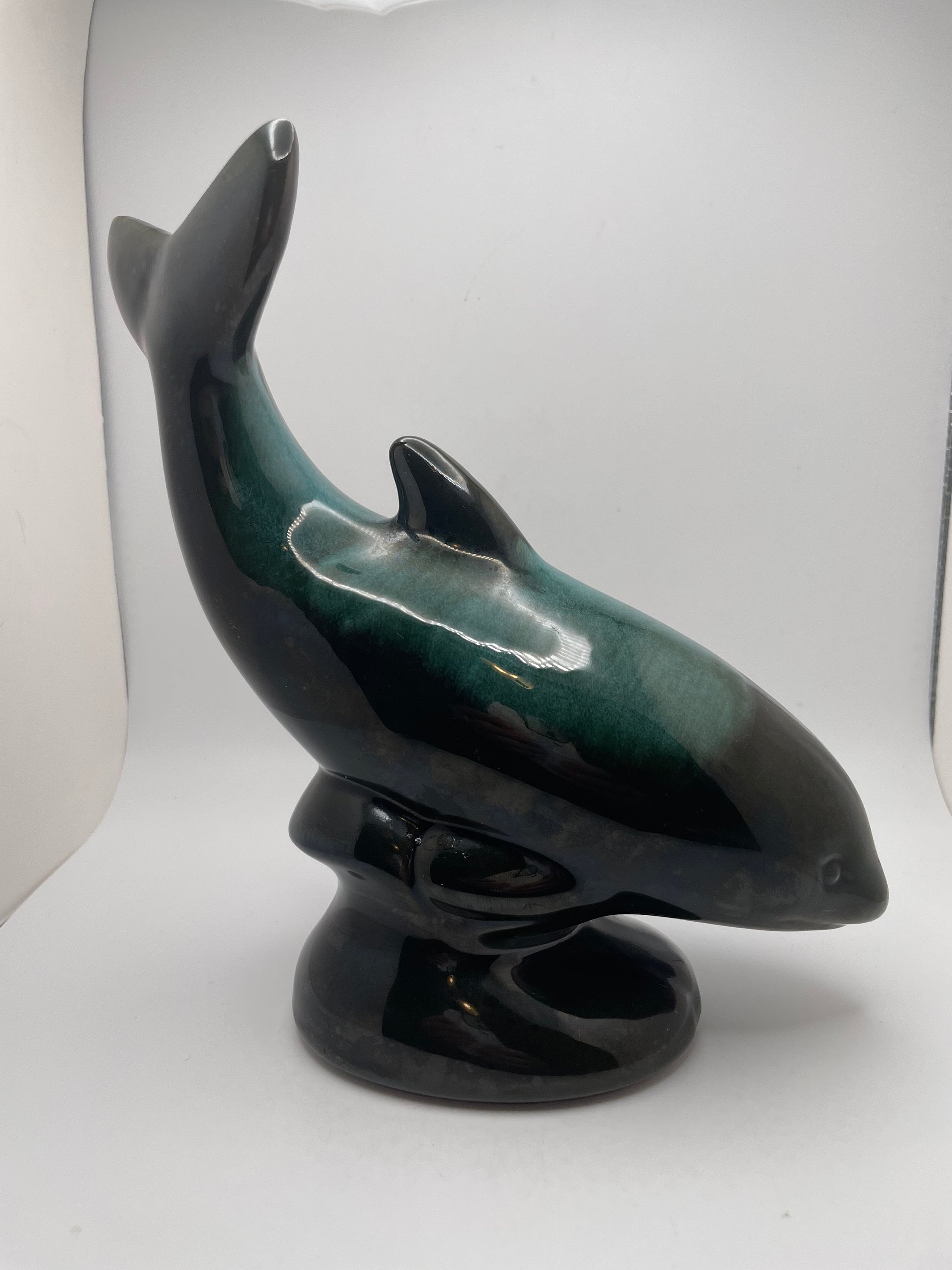 Vintage Blue Mountain Pottery Dolphin Sculpture - Etsy
