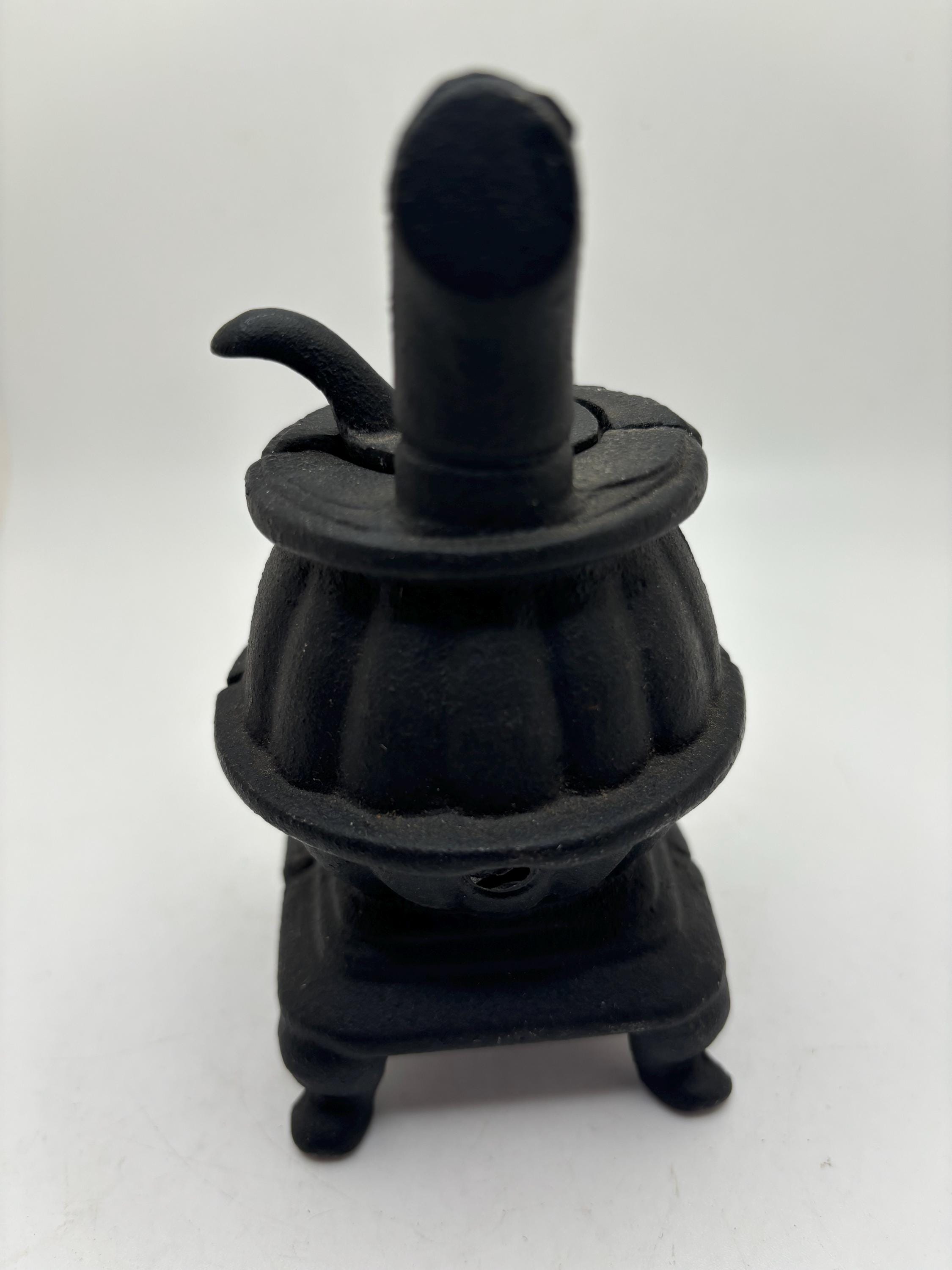 Vintage Cast Iron Miniature Pot Belly Stove - Etsy