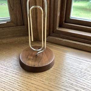 Oversized Paperclip Vintage Note Holder - Etsy