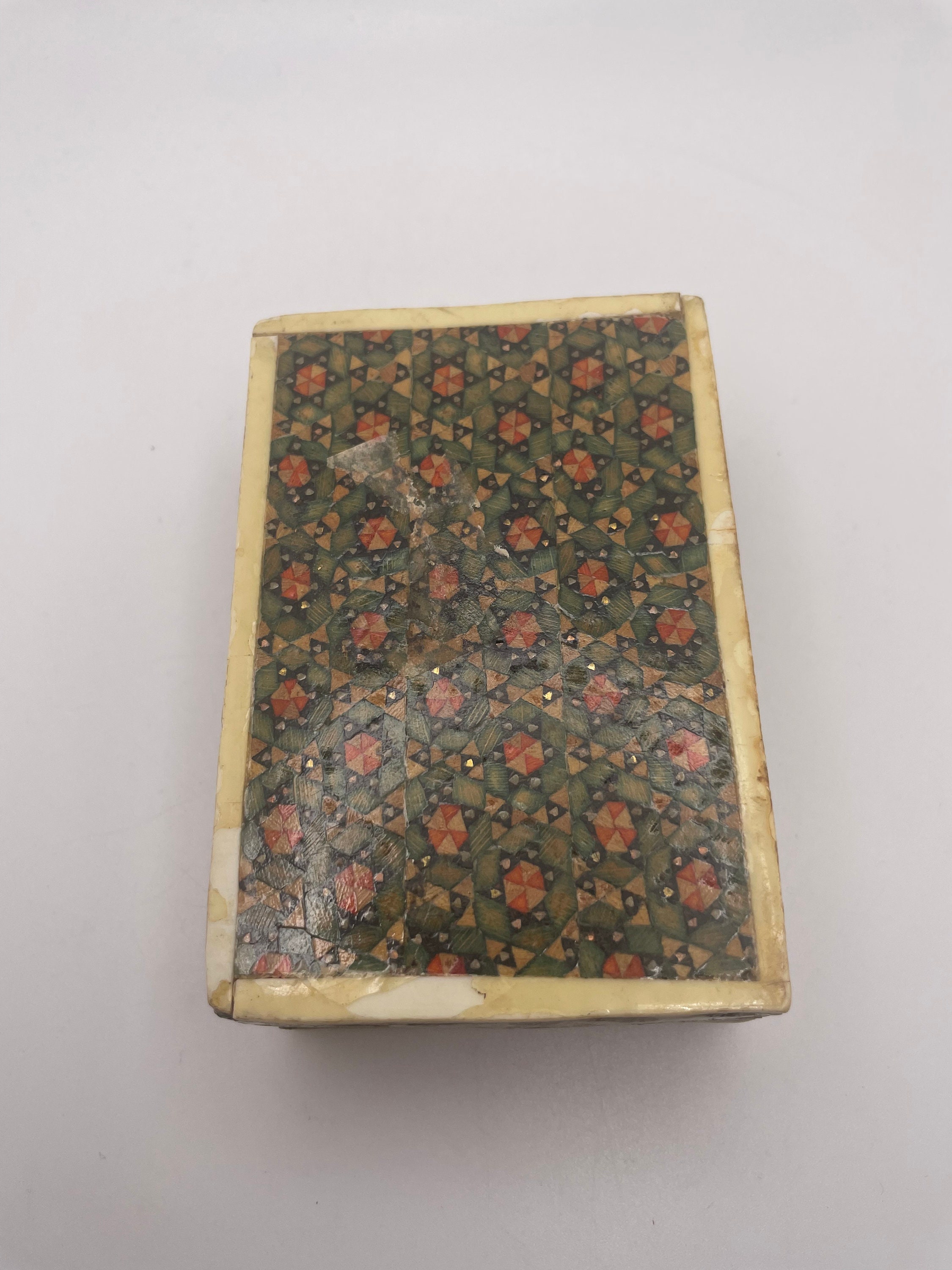 Vintage Persian Micro Mosaic Box - Etsy