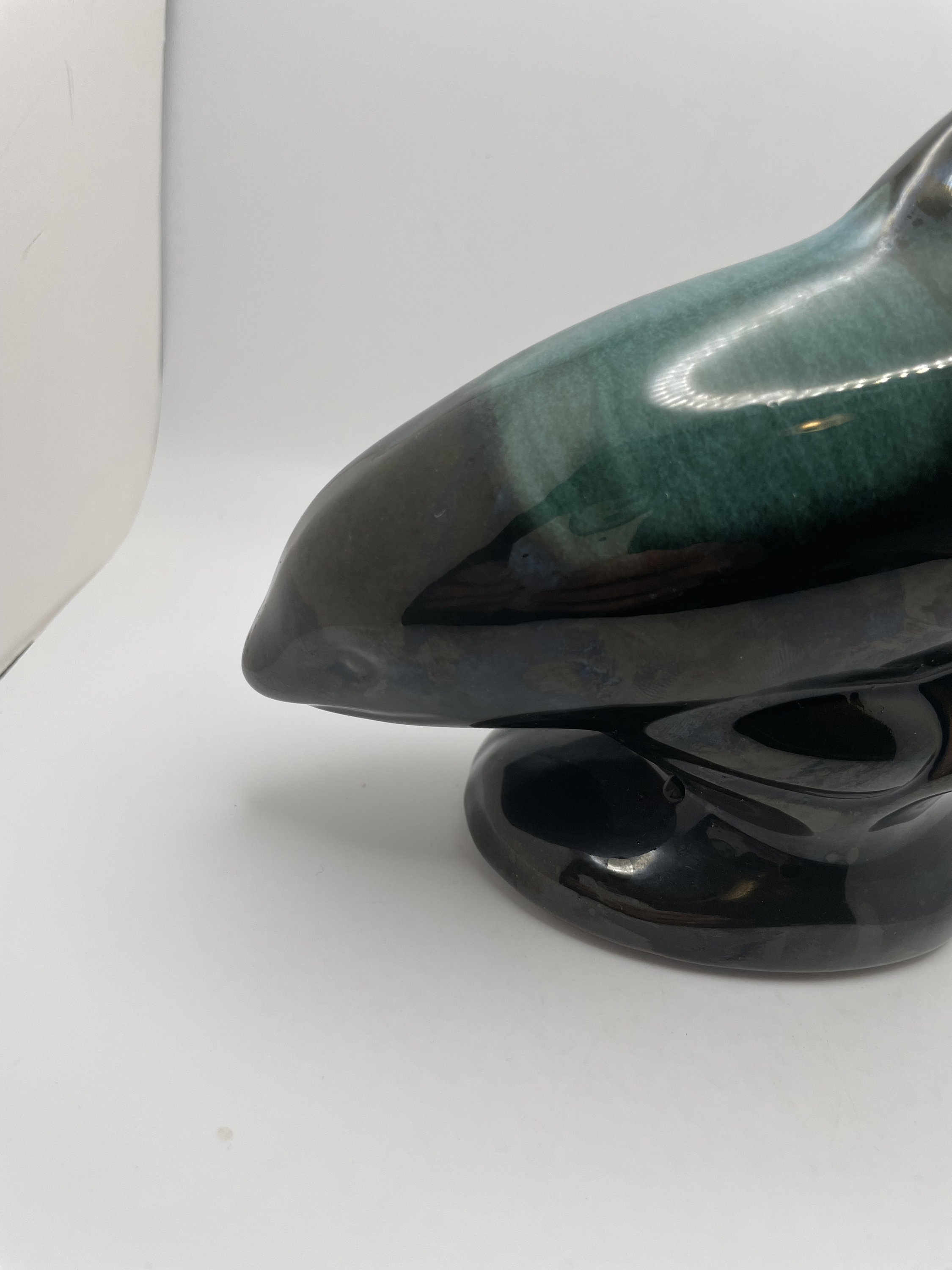 Vintage Blue Mountain Pottery Dolphin Sculpture - Etsy