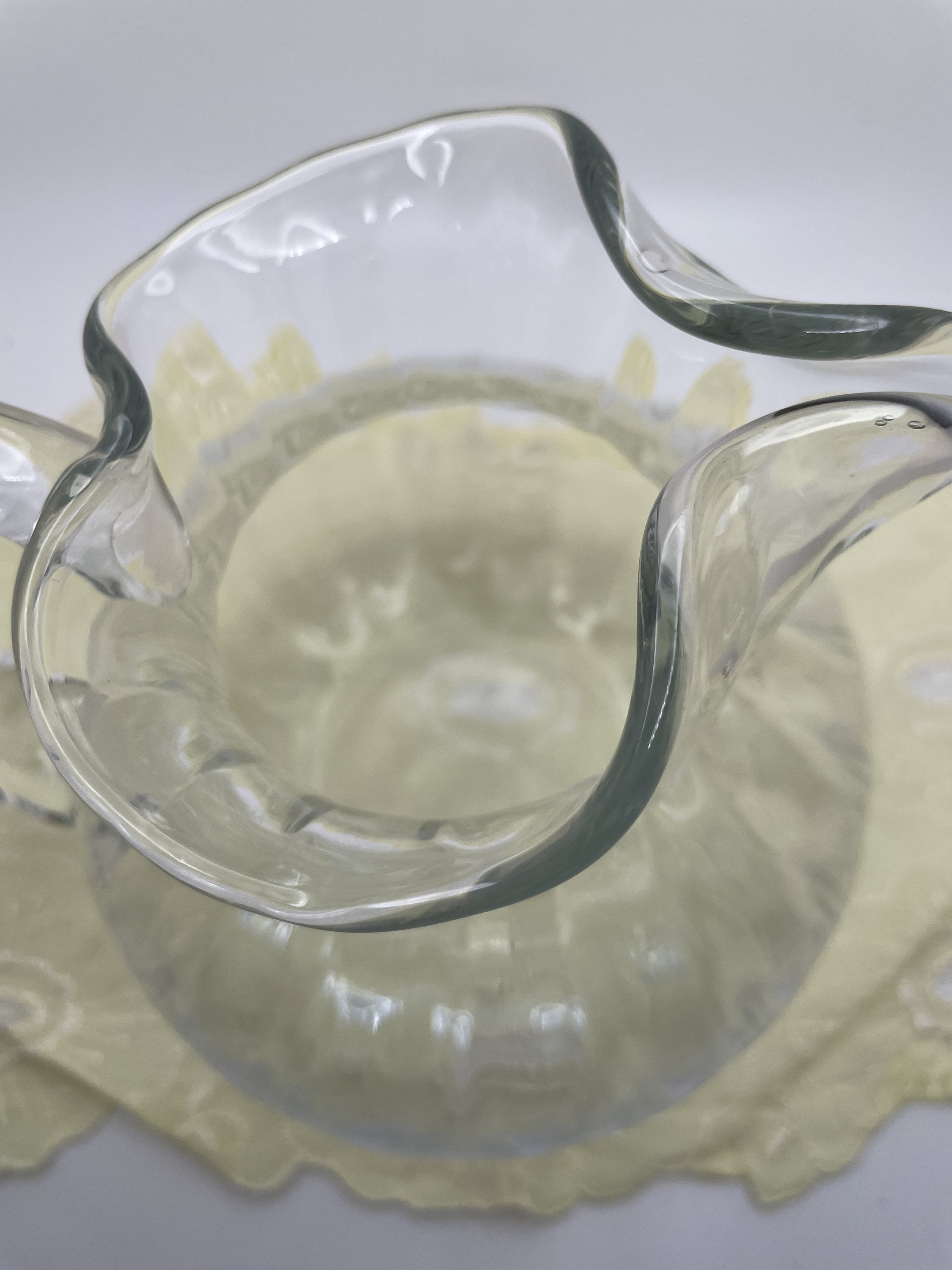 Hand Blown Ribbed Glass Pitcher - Etsy