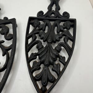 Pair of Wilton Cast Iron Trivets - Etsy