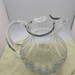 Hand Blown Ribbed Glass Pitcher - Etsy