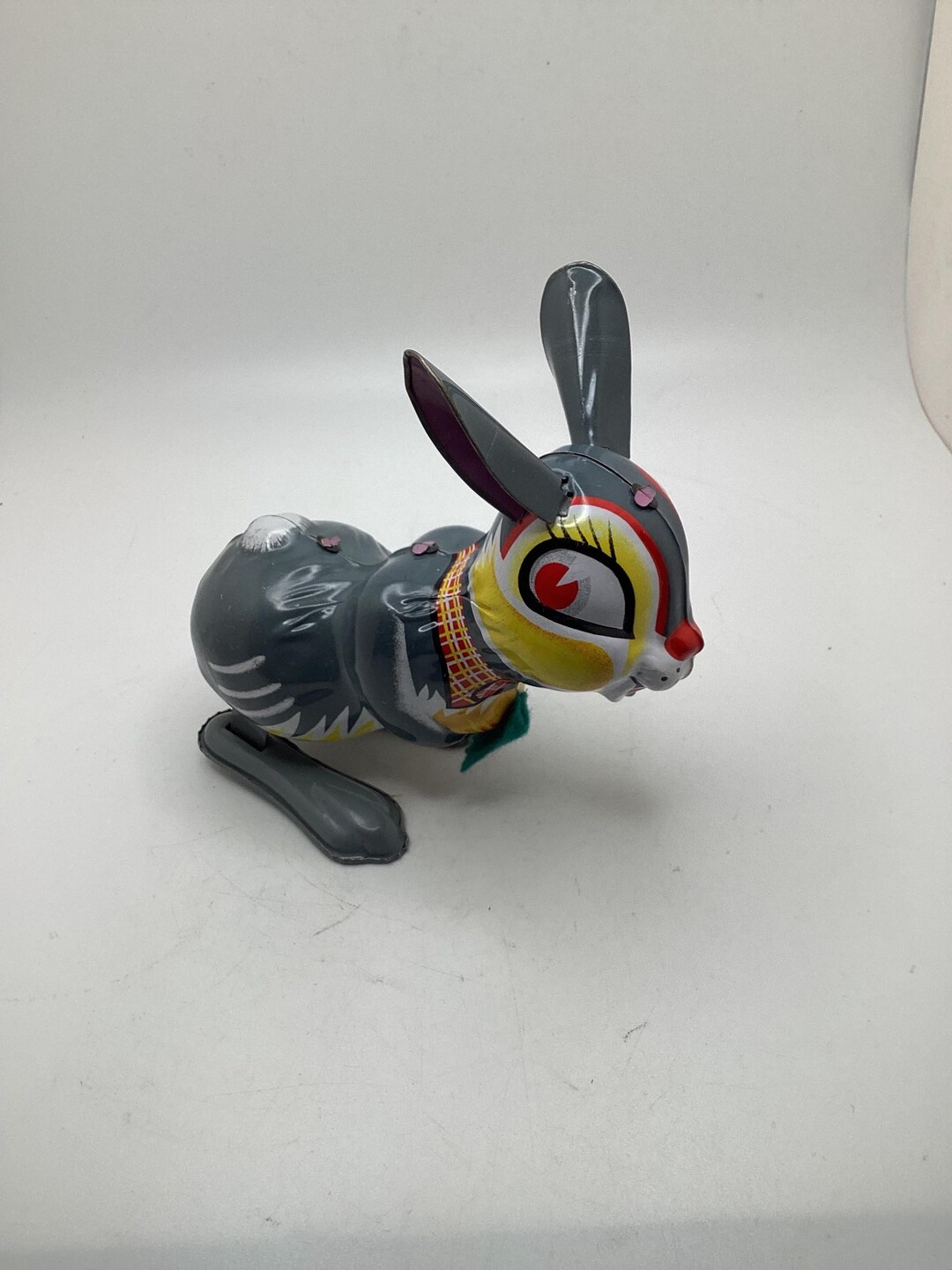 Vintage Litho Tin Toy Wind up Rabbit - Etsy
