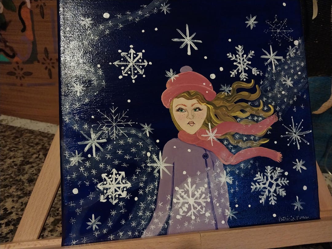 Winter Winds Original Art on Canvas - Etsy