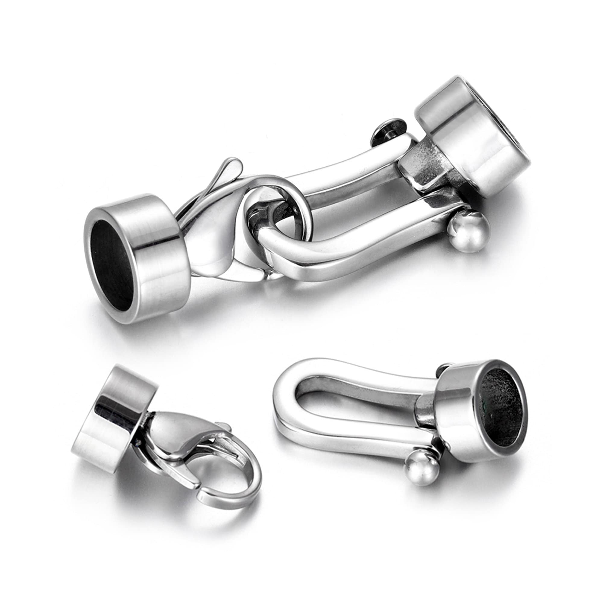316L Stainless Steel Clasps Only Clasps Hole 8mm Lobster - Etsy
