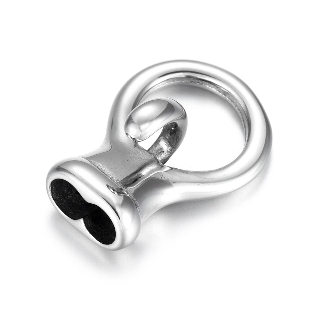 5pcs 55mm Hole Stainless Steel Clasp for Leather Cord Hook - Etsy