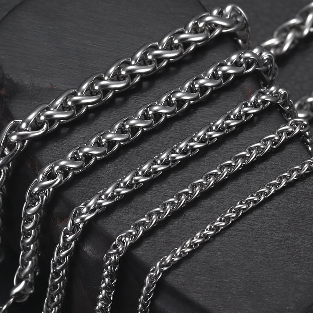 Basic 60cm Stainless Steel Chain Chokers, for Necklace Making , Men ...