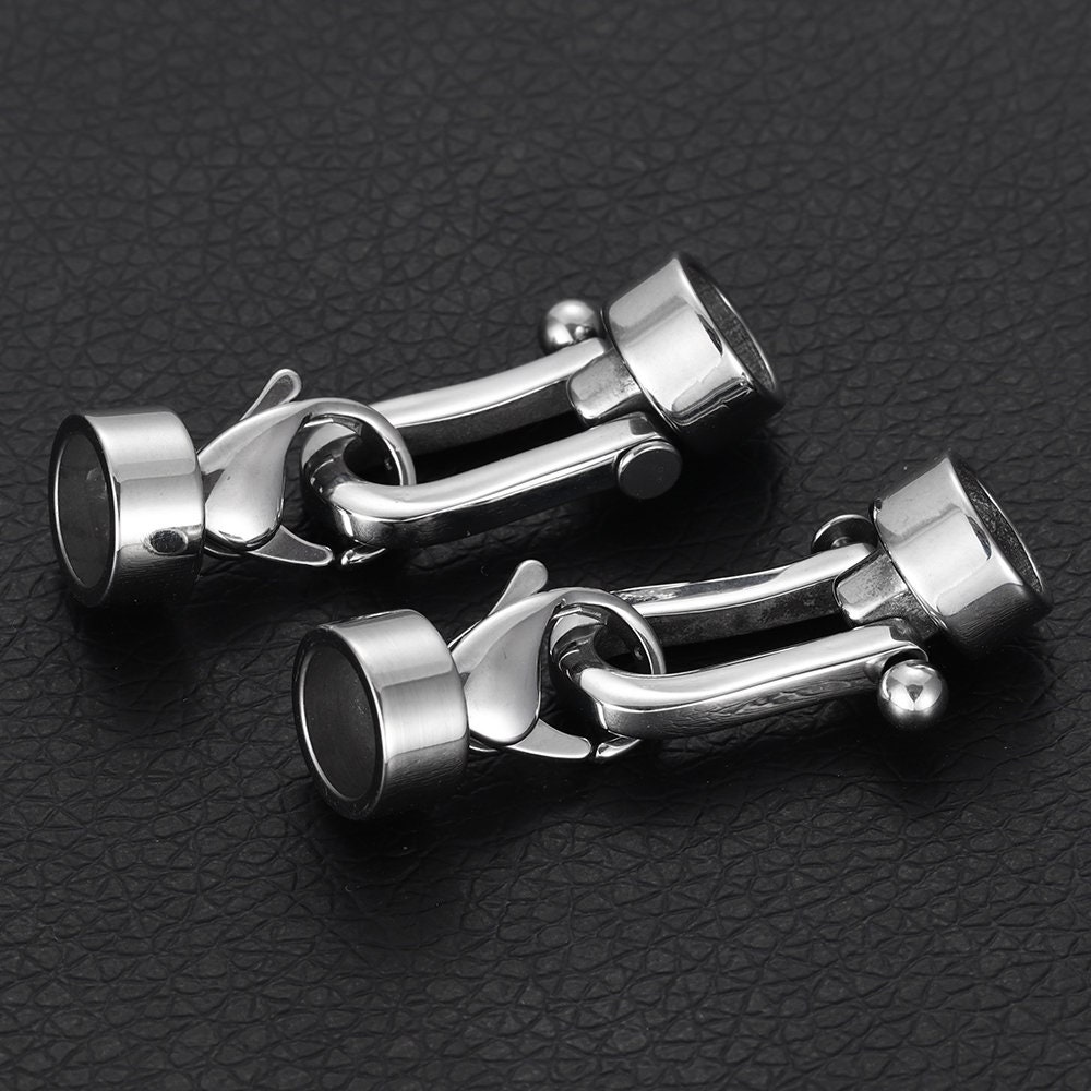 316L Stainless Steel Clasps Only Clasps Hole 8mm Lobster - Etsy