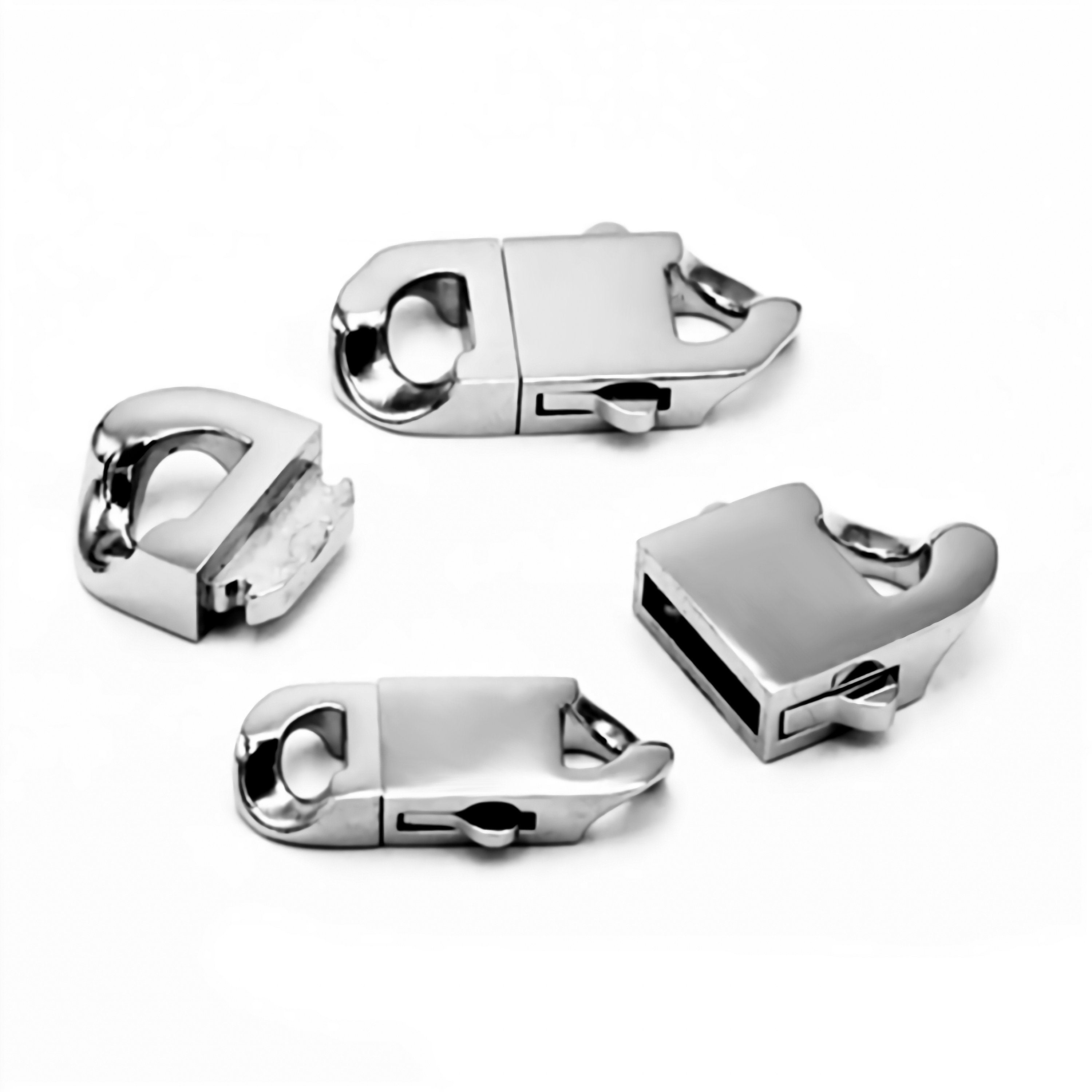 High Quanlity 316L Stainless Steel Spring Clasps for Chain - Etsy