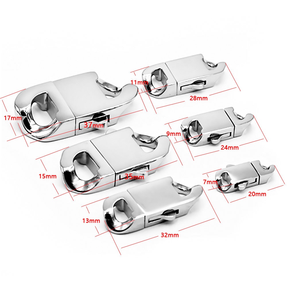 High Quanlity 316L Stainless Steel Spring Clasps for Chain - Etsy